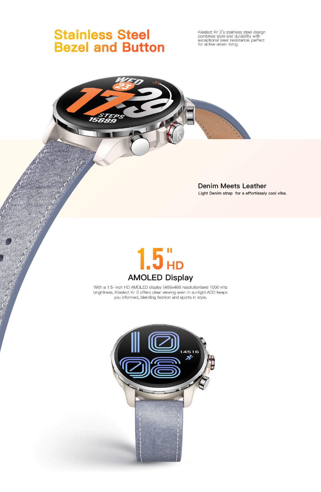 Kieslect Calling Smart Watch Kr 3 - Kieslect