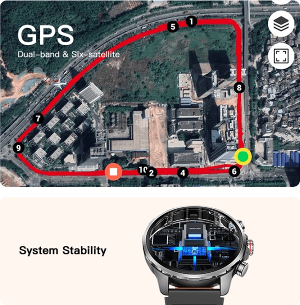 kieslect Calling Watch Kr3 With GPS Fashion Smart Watch - Kieslect