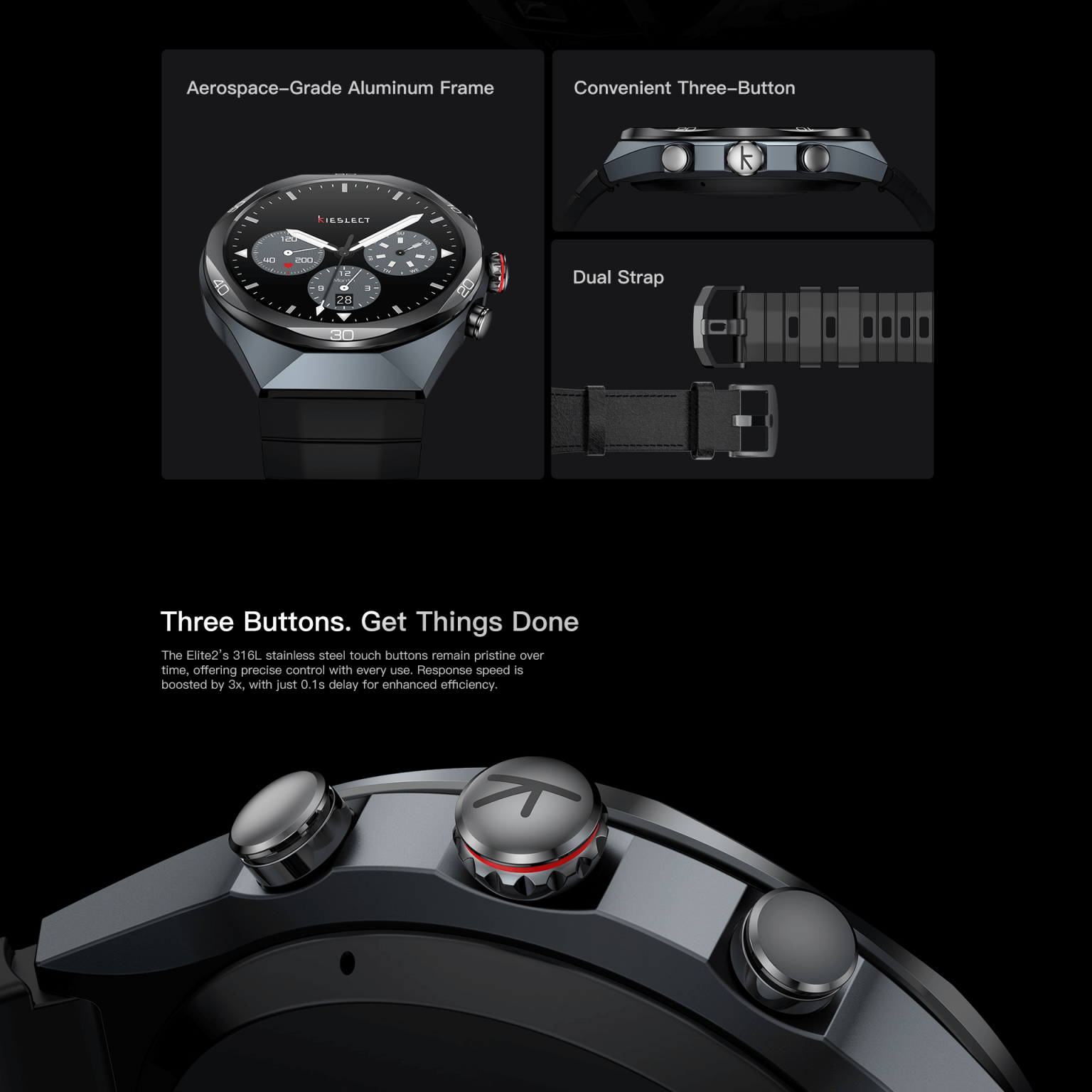 Kieslect AI Smartwatch Elite2 - Kieslect